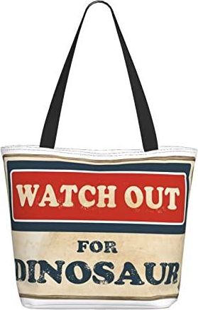 AOOEDM M&eacute;fiez-vous des dinosaures sac &agrave; provisions pour femme 13 x 11 x 7 pouces. Le cadeau parfait pour la Saint-Valentin. Cest de la Saint-Valentin pour ma