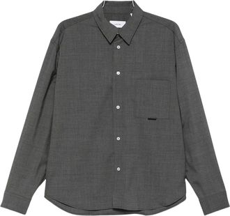 Lardini Chemise boutonn&eacute;e avec poche poitrine - Homme - Chemises - Gris - Taille: L