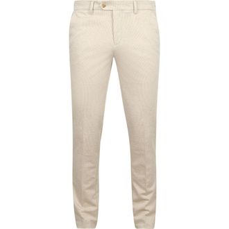 Suitable Das Pantalon Houndstooth Sand