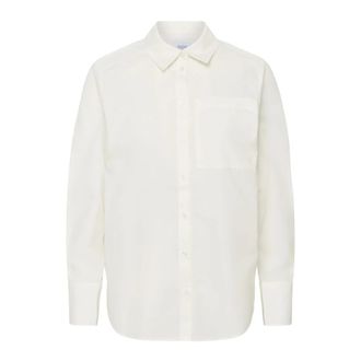 Saint Tropez Klassische Wei&szlig;e Hemdbluse - - Blouses & Shirts - Damen - Wei&szlig; - M