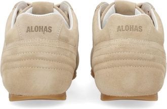 Alohas Suede Cow Leather Sneakers - Beige