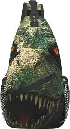 Generic Tyrannosaurus Jurassic Sac &agrave; bandouli&egrave;re de voyage pour homme Sac &agrave; dos de randonn&eacute;e