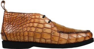 Kiton Homme, Chaussures, Brun, Taille: 41 EU Bottes Regular Solid 100% Handmade