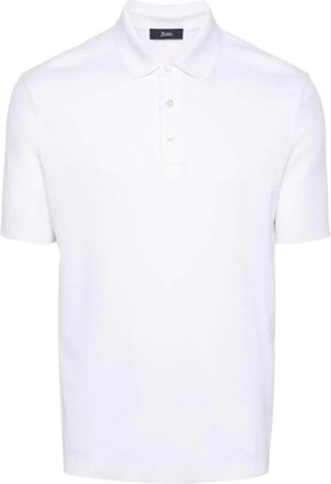 Herno Homme, Tops, Blanc, Taille: M Polo Tricot&eacute;