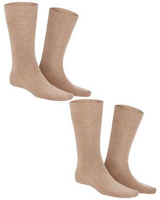 Kunert Herren Socken Comfort Cotton 2-Pack druckfreier Bund
