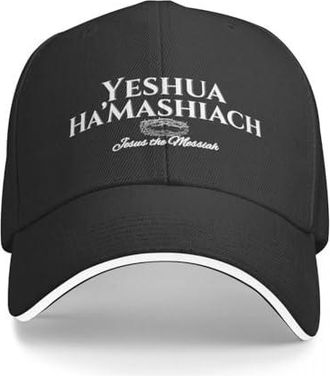 Generic Casquette de baseball d&eacute;t&eacute; The Messiah Golf Cap Yeshua Ha Mashiach HaMashiach Casquette de soleil Cadeau