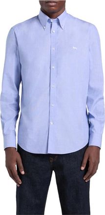 Harmont & Blaine Homme, Chemises, Bleu, Taille: 5XL Chemise Regular en coton avec teckel