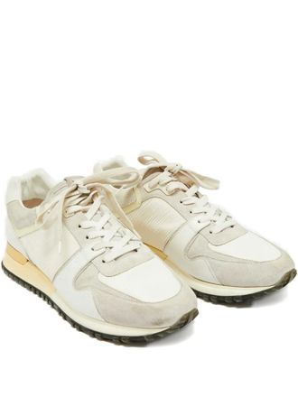 Louis Vuitton baskets Run Away en cuir - Blanc