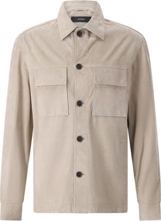 Arma Homme, Vestes, Brun, Taille: 3XL Veste Mex