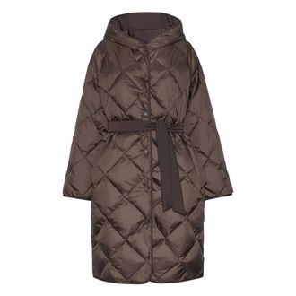 Max Mara Wkdmassa Quilted Jacket - Femme - Manteaux - Brun - Taille: 38 FR