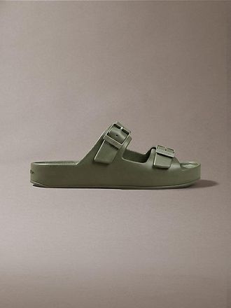 Calvin Klein Paco - Sandalen Mit Konturierter Schnalle - Deep Lichen Green - Herren - EU 40