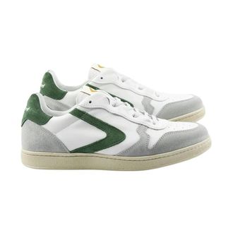 Valsport Gr&uuml;ne Leder-Sneakers- stilvolles Modell - - Shoes - Herren - Wei&szlig; - 41 EU