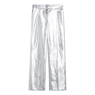 The Garment Femme, Pantalons, Gris, Taille: 38 FR Pantalon Coupe Droite