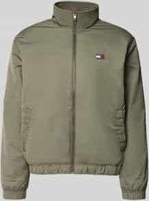 Tommy Jeans Regular Fit Blouson mit Label-Patch