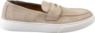 Calce Calce, Homme, Chaussures, Beige, Taille: 42 EU Mocassin en daim