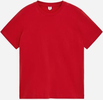 Arket Signature-T-Shirt -Rot