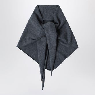 Extreme Cashmere Grauer dreieckiger Schal aus Kaschmir