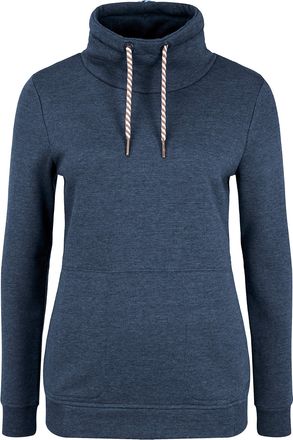 Oxmo Vimpa Damen Sweatshirt Pullover Sweater mit Tube-Kragen, Größe:M, Farbe:INS Blue M (798991)