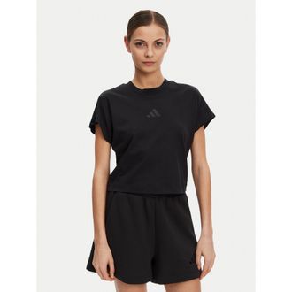 adidas T-Shirt ALL SZN JJ1235 Schwarz Regular Fit