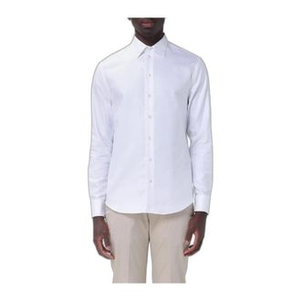 Emporio Armani Klassisches Popeline-Hemd - - Shirts - Herren - Wei&szlig; - L