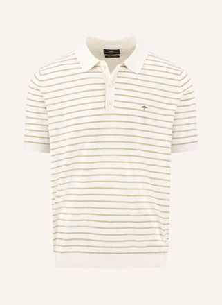 Fynch-Hatton Fynch-Hatton Strick-Poloshirt weiss