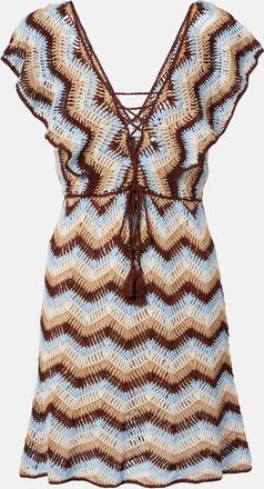 Anna Kosturova Minikleid Melissa aus Häkelstrick