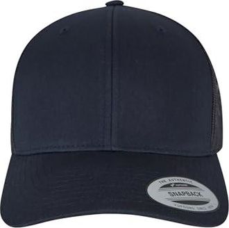 Flexfit Casquette de Baseball Unisexe r&eacute;tro Trucker 6606, Bleue, Taille Unique, Bleu, Taille Unique