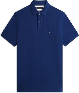 Tommy Hilfiger Piqu&eacute;-Poloshirt Regular Fit 1985 mit Stretch-Anteil und Flag-Stickerei in