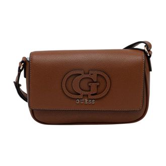 Guess Isola Flap Bag - - Bags - Damen - Braun - ONE SIZE