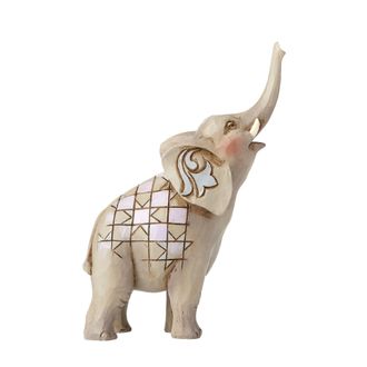 Enesco Jim Shore Heartwood Creek Miniature Elephant with Raised Trunk Figurine 4055059