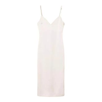 Twinset Femme, Robes, Blanc, Taille: 42 FR Duchesse Long Dress