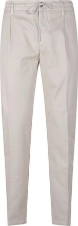 Eleventy Homme, Pantalons, Beige, Taille: W32 Pantalon &agrave; Cordon de Serrage