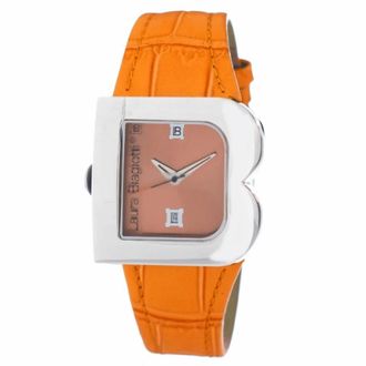 Laura Biagiotti Femme, Accessoires, Gris, Taille: ONE Size Montre Femme &Eacute;l&eacute;gante Quartz Argent Cuir