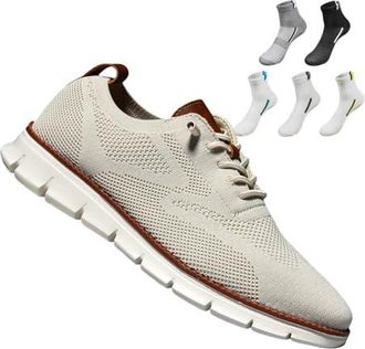 Generic Baskets Oxford en maille pour homme - L&eacute;g&egrave;res et d&eacute;contract&eacute;es - Pour la marche, le tennis, la conduite - Pour le travail, les voyages et les trajets 