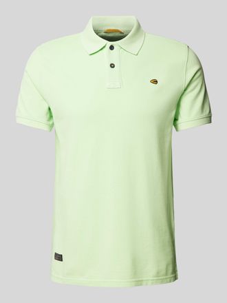 Camel Active Poloshirt mit Label-Stitching