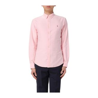 Polo Ralph Lauren Klassisches Wei&szlig;es Slim Fit Hemd - - Shirts - Herren - Rosa - 2XL