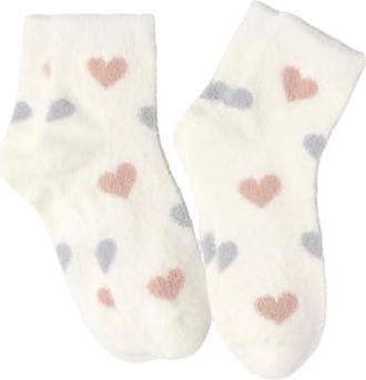 Damart Lot De 2 Paires De Chaussettes De Lit Thermique Thermolactyl Femme Blanc Imprim&eacute; Taille 39/41