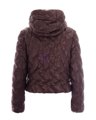 Herno Womens Down Jacket Onde Fondente Nylon Black