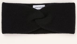Darling Harbour Darling Harbour Stirnband Aus Cashmere schwarz