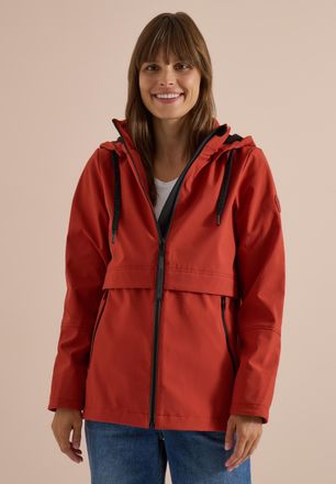 Cecil Softshelljacke CECIL, Damen, Gr. XXL (46), rot (light russet rot), Softshell, Obermaterial: 92% Polyester, 8% Elasthan. Futter: 100% Polyester, unifar