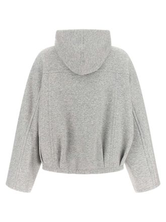 Brunello Cucinelli Cotton-Cashmere Blend Hoodie - Grey