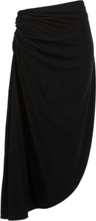 Twinset Femme, Jupes, Noir, Taille: 36 FR Midi Skirt