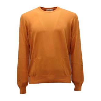 Gran Sasso Baumwollpullover - - Knitwear - Herren - Orange - 3XL