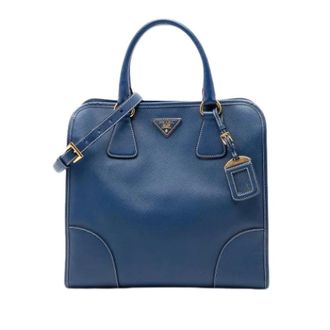 Prada Sac Vintage Pre-owned - Femme - Pre-owned - Bleu - Taille: ONE Size