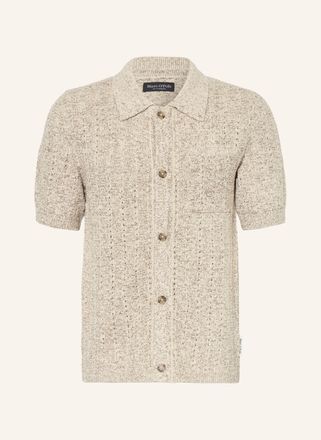 Marc O'Polo Marc Opolo Strickhemd Slim Fit beige
