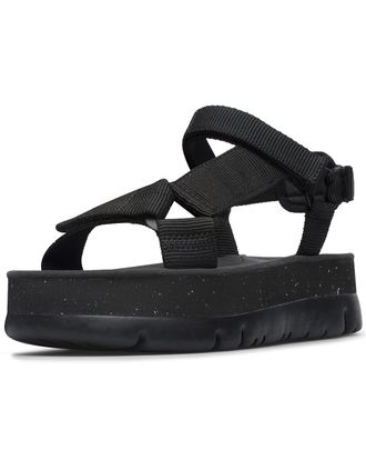 Camper Damen Oruga Up K200851 Sandal, Schwarz 004, 38 EU