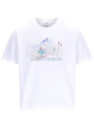 Casablanca Ski Bedrucktes T-Shirt