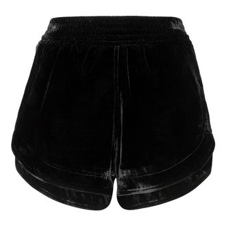 Philipp Plein Femme, Shorts, Noir, Taille: 44 FR Velvet Hot Pants