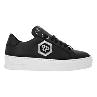 Philipp Plein Femme, Chaussures, Noir, Taille: 35 EU Lo-Top Baskets Crystal Fatale