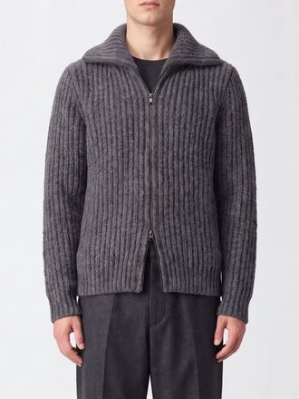 Roberto Collina Wollmisch-Cardigan mit Rei&szlig;verschluss und hohem Kragen